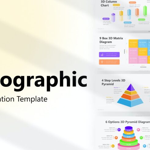 3D Infographic PowerPoint Template 16:9 | Master Bundles