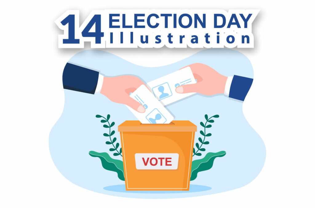 14 Election Day Political Illustration - MasterBundles