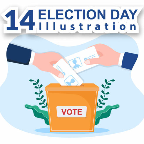 14 Election Day Political Illustration | MasterBundles