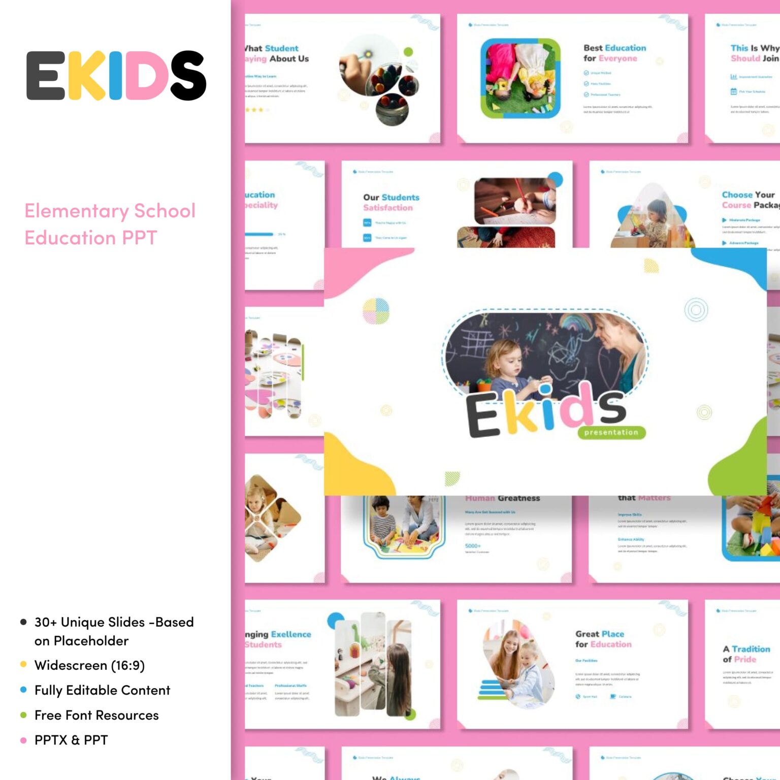 Elementary School Education PPT – MasterBundles