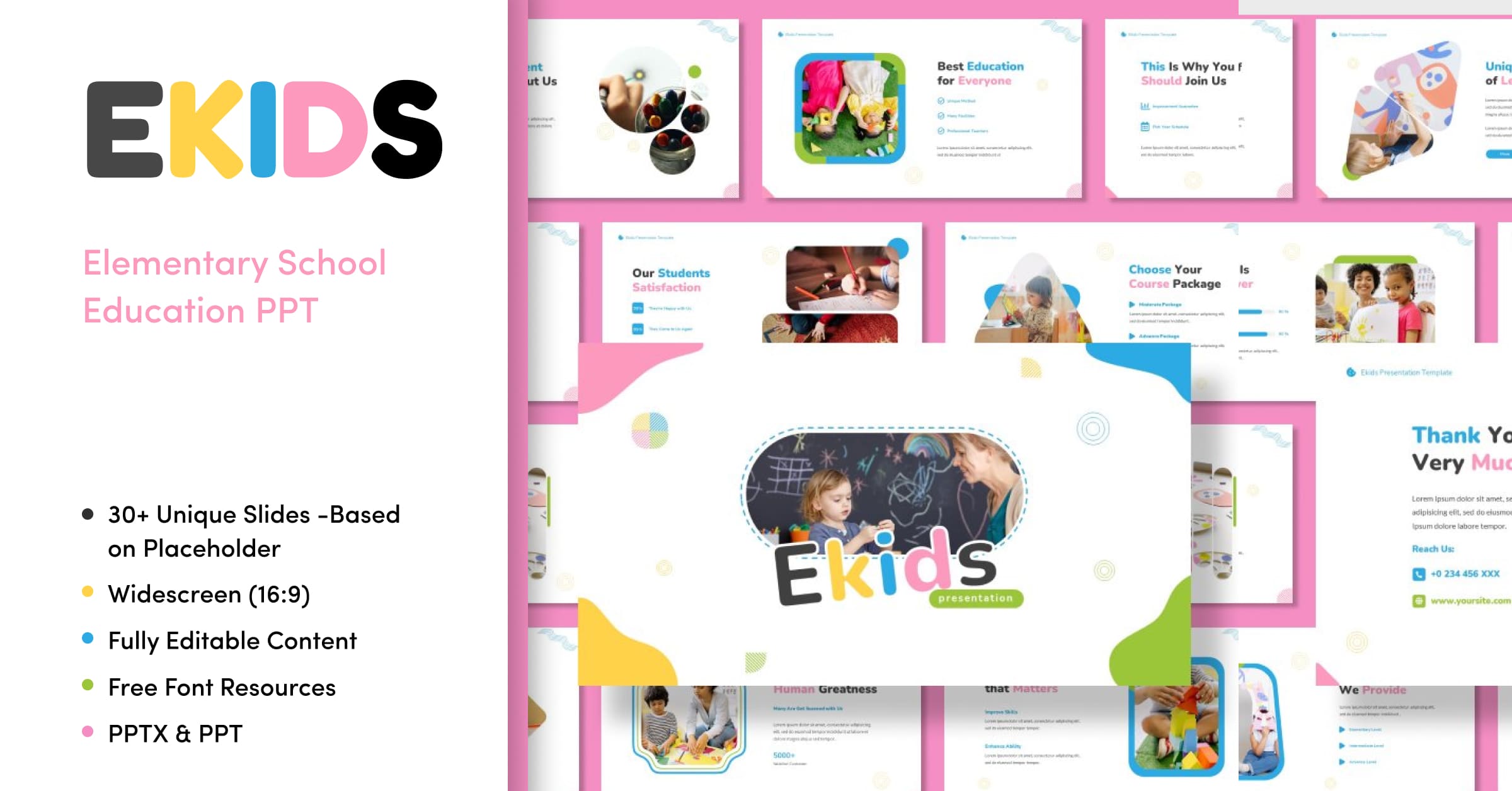 Elementary School Education PPT – MasterBundles