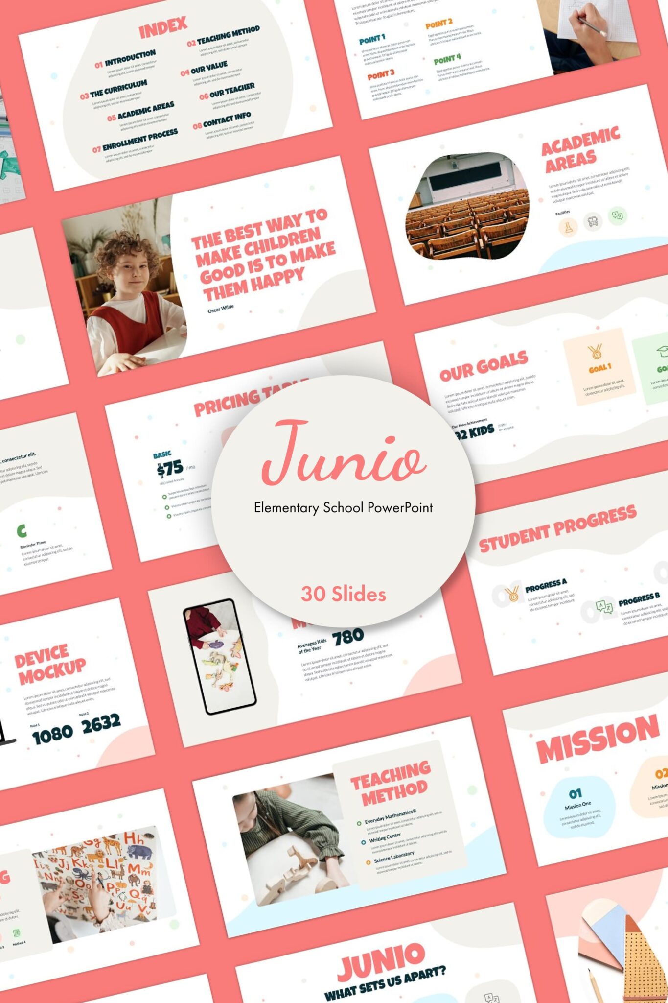 Elementary School PowerPoint – MasterBundles