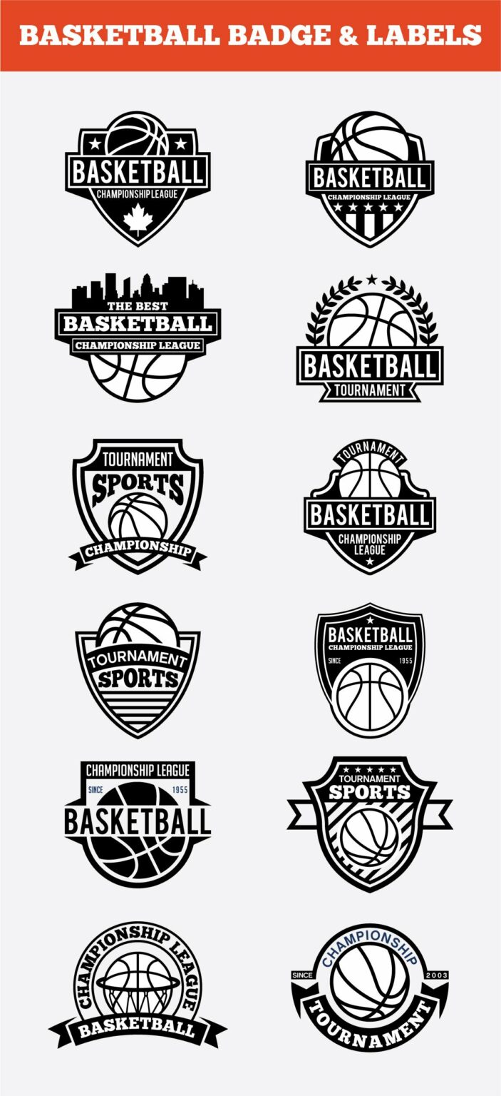 Basketball Badge & Labels Vol1 – MasterBundles