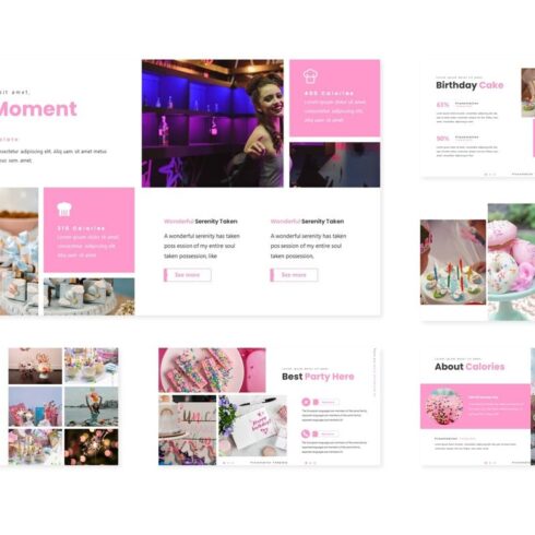 Birthday Party - Powerpoint Template 150 Slides | Master Bundles