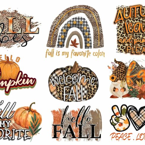 Fall Sublimation Bundle - Fall PNG Sublimation | Master Bundles