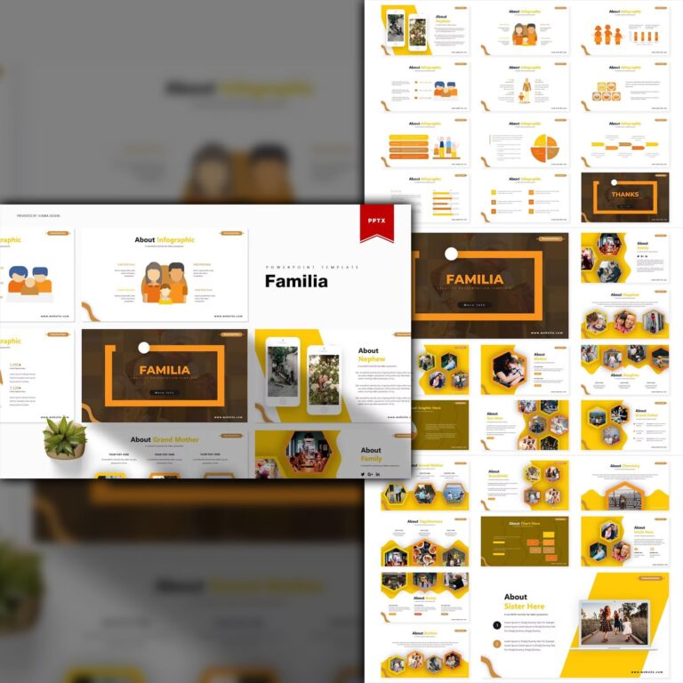 Familia Powerpoint Template – MasterBundles