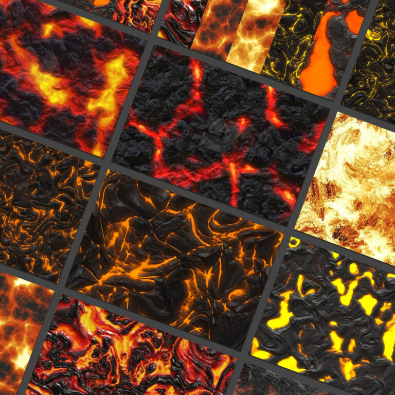 Fire And Lava Textures – MasterBundles