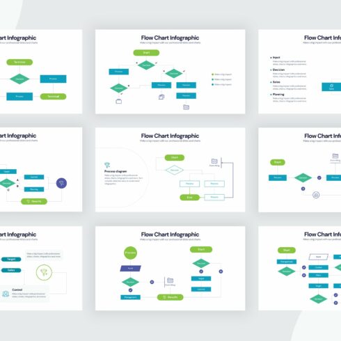 Flow Chart Infographics | Master Bundles