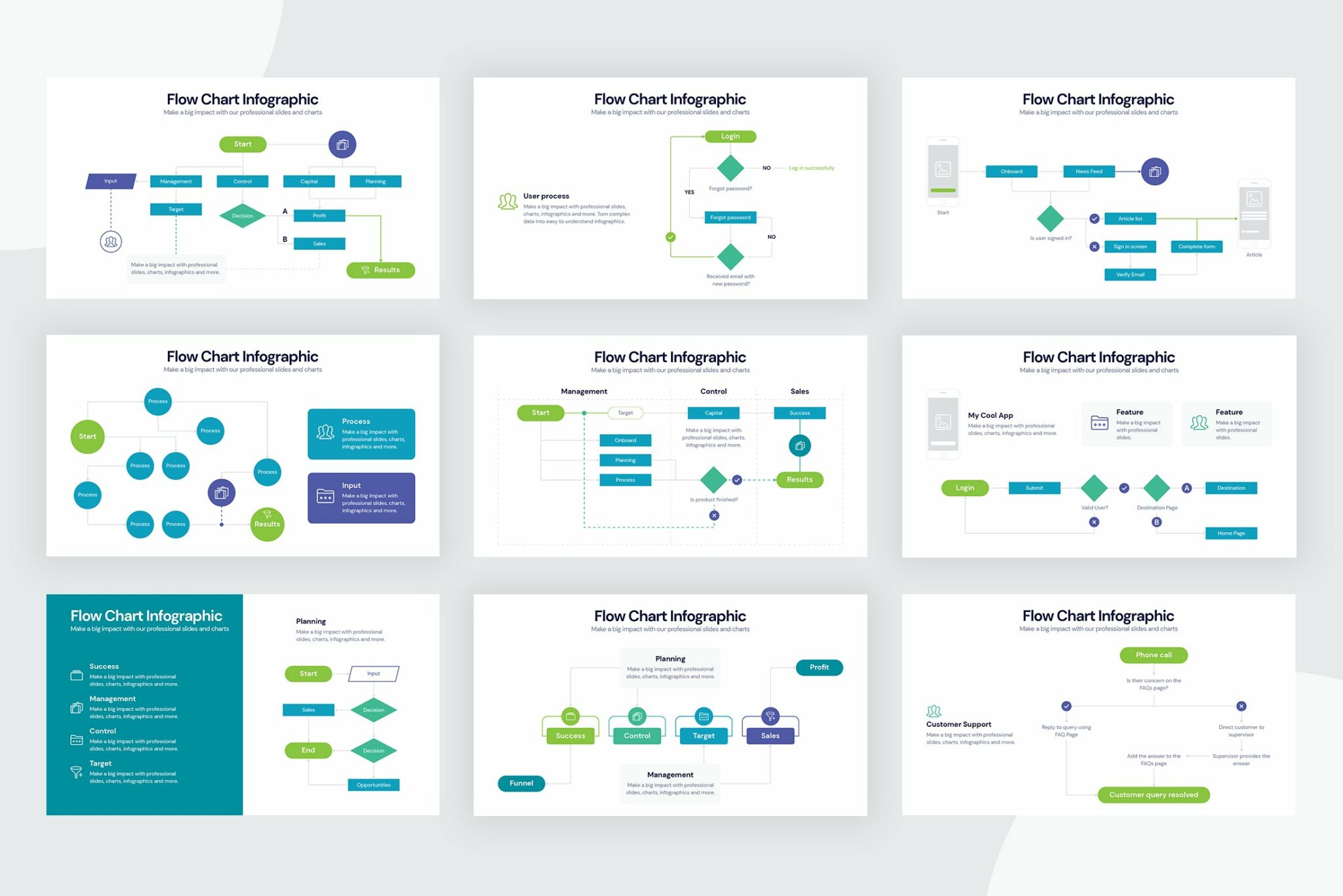 Flow Chart Infographics – MasterBundles