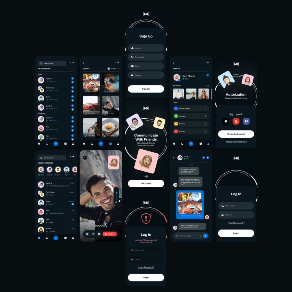 Chat Box App UI – MasterBundles