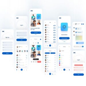 Group Chat App UI Kit | Master Bundles