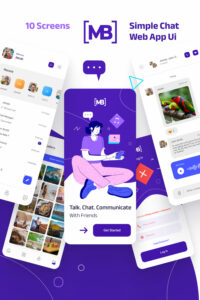 Simple Chat Web App UI | Master Bundles