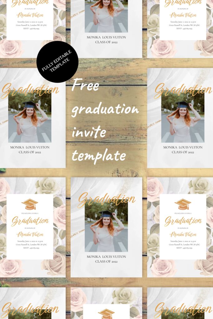 Free Graduation Invite Template – MasterBundles