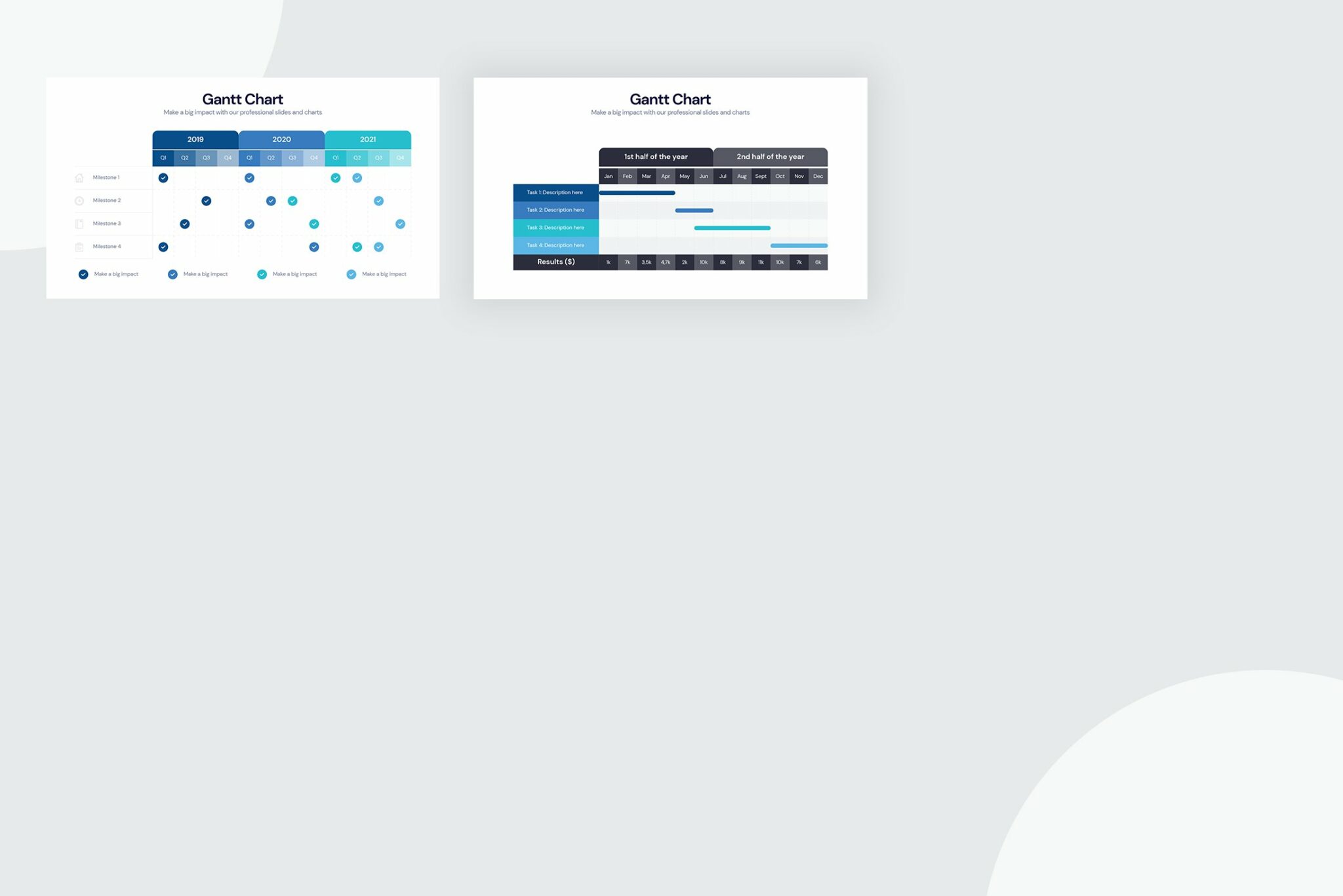 Gantt Chart Infographics – MasterBundles