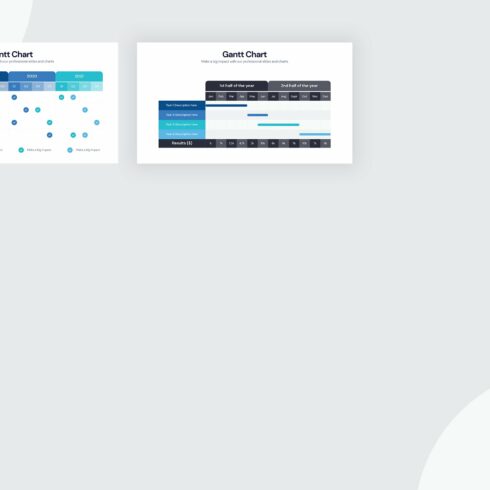 Gantt Chart Infographics | Master Bundles