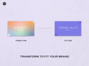 Gradient Youtube Thumbnail Template | Master Bundles