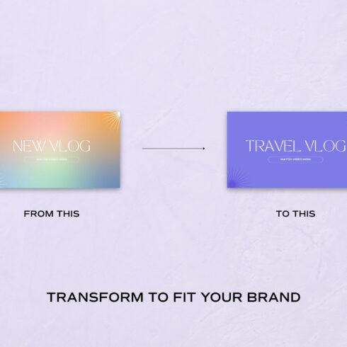 Gradient Youtube Thumbnail Template | Master Bundles