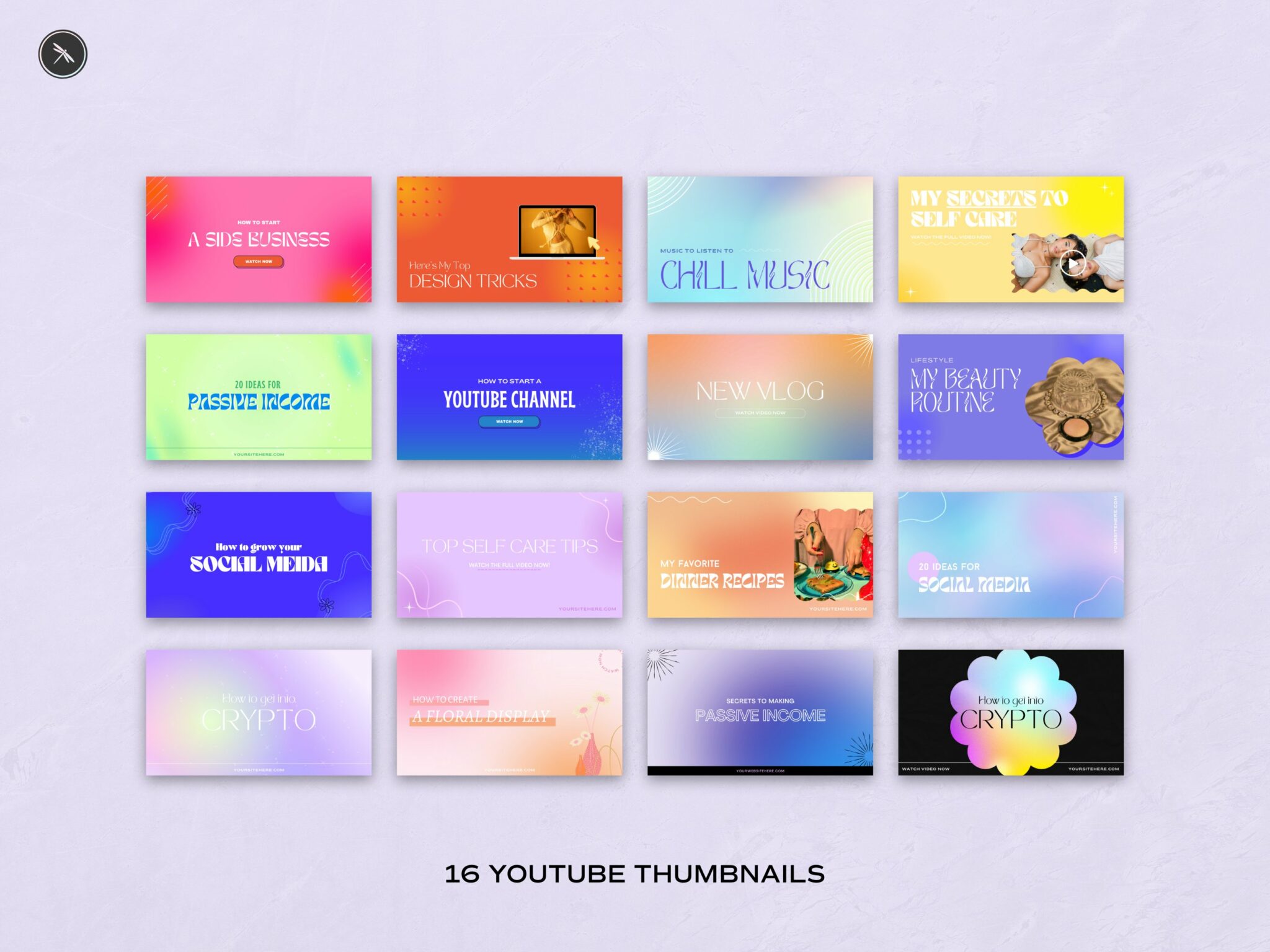 Gradient Youtube Thumbnail Template – MasterBundles