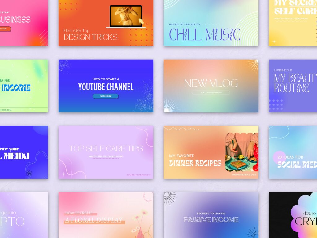 Gradient Youtube Thumbnail Template – MasterBundles