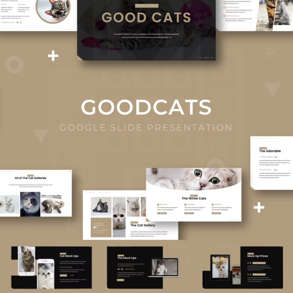 Good Cat - Google Slide Template – MasterBundles