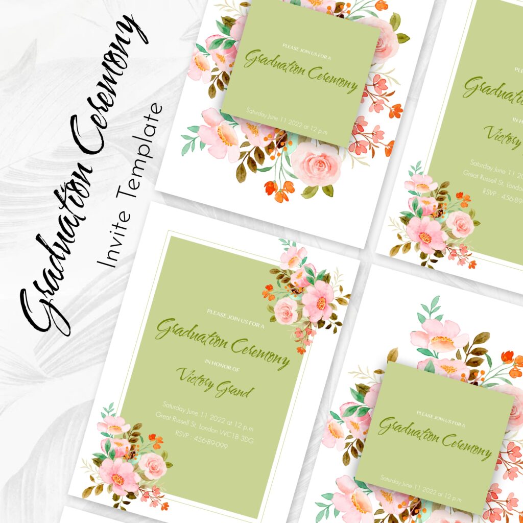 Graduation Invite Template FIGMA – MasterBundles