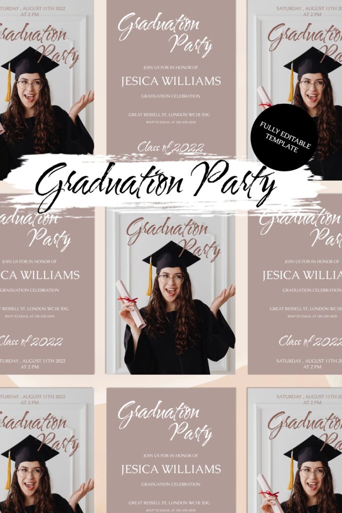 Graduation Party Invite Template – MasterBundles