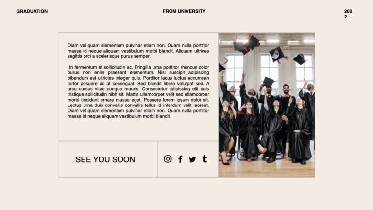 Graduation Powerpoint Template – MasterBundles