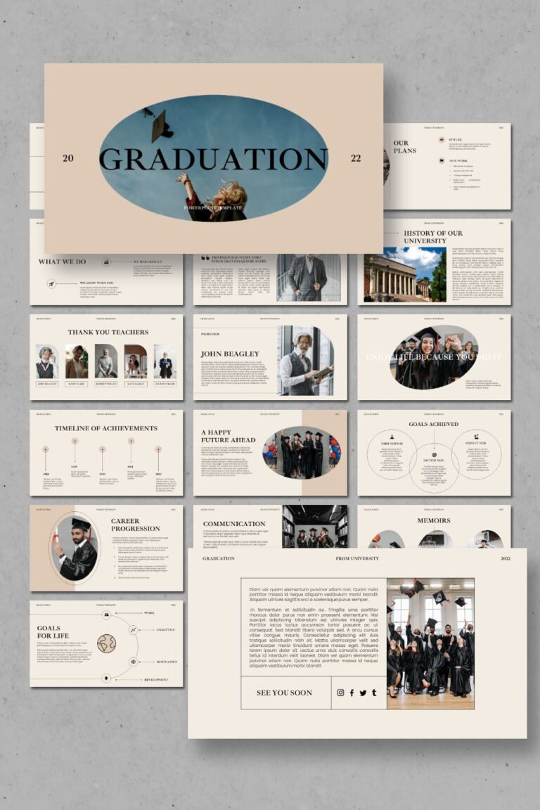 Graduation Powerpoint Template – MasterBundles