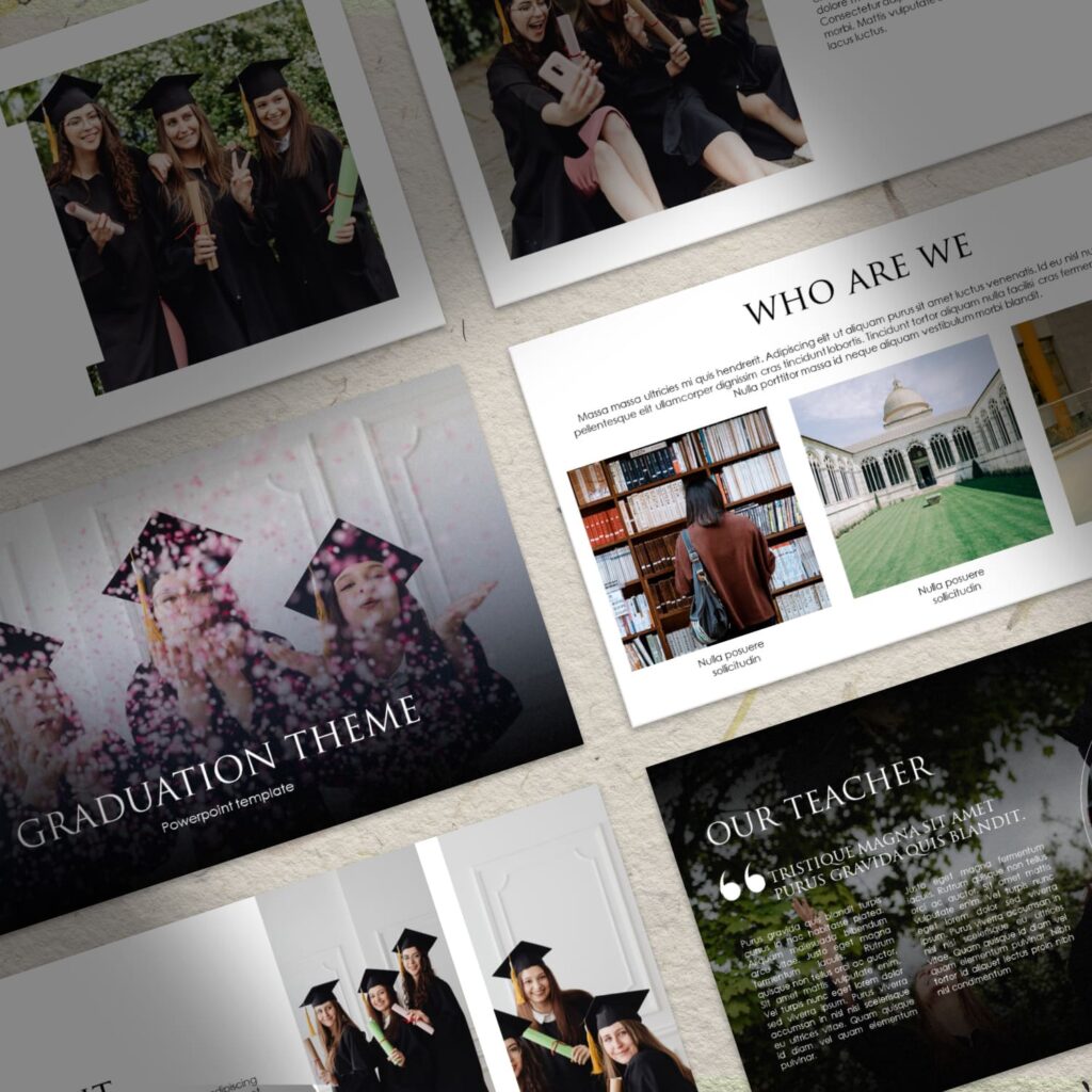 Graduation Theme Powerpoint Template – MasterBundles