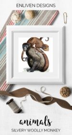 Monkey Clipart PNG | MasterBundles