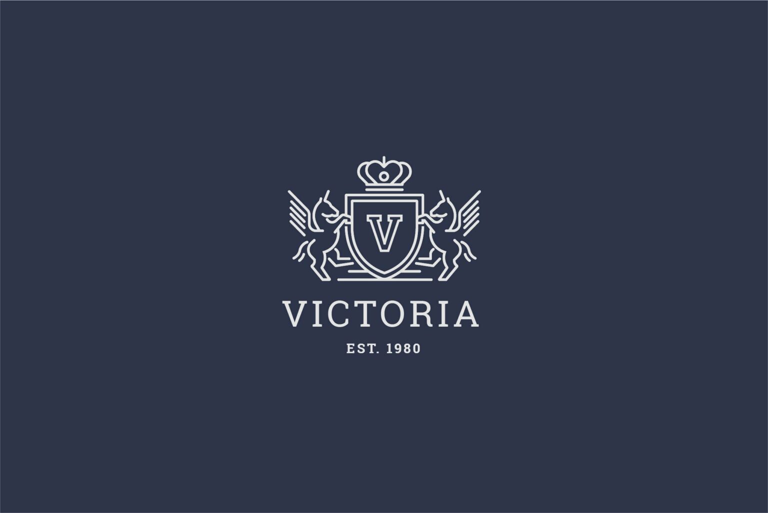 Letter V Logo - Heraldry Crest Logo – MasterBundles