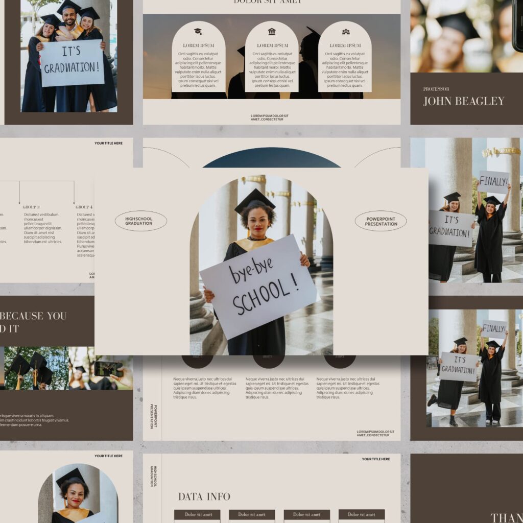 High School Graduation Powerpoint Presentation – MasterBundles