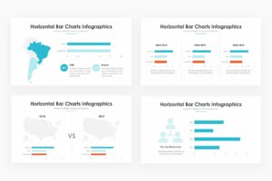 Horizontal Bar Charts - PowerPoint – MasterBundles