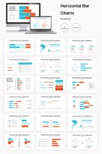 Horizontal Bar Charts - PowerPoint – MasterBundles