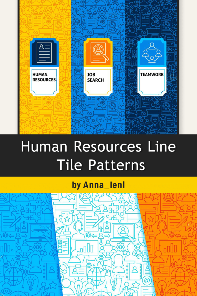 Human Resources Line Tile Patterns – MasterBundles