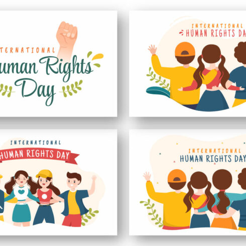 12 Human Rights Day Illustration | MasterBundles