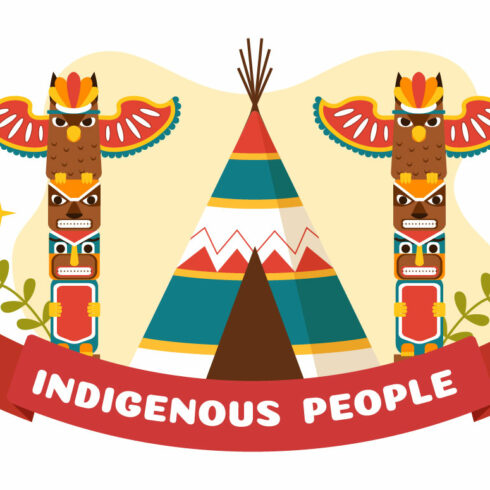15 Worlds Indigenous Peoples Day Illustration | MasterBundles