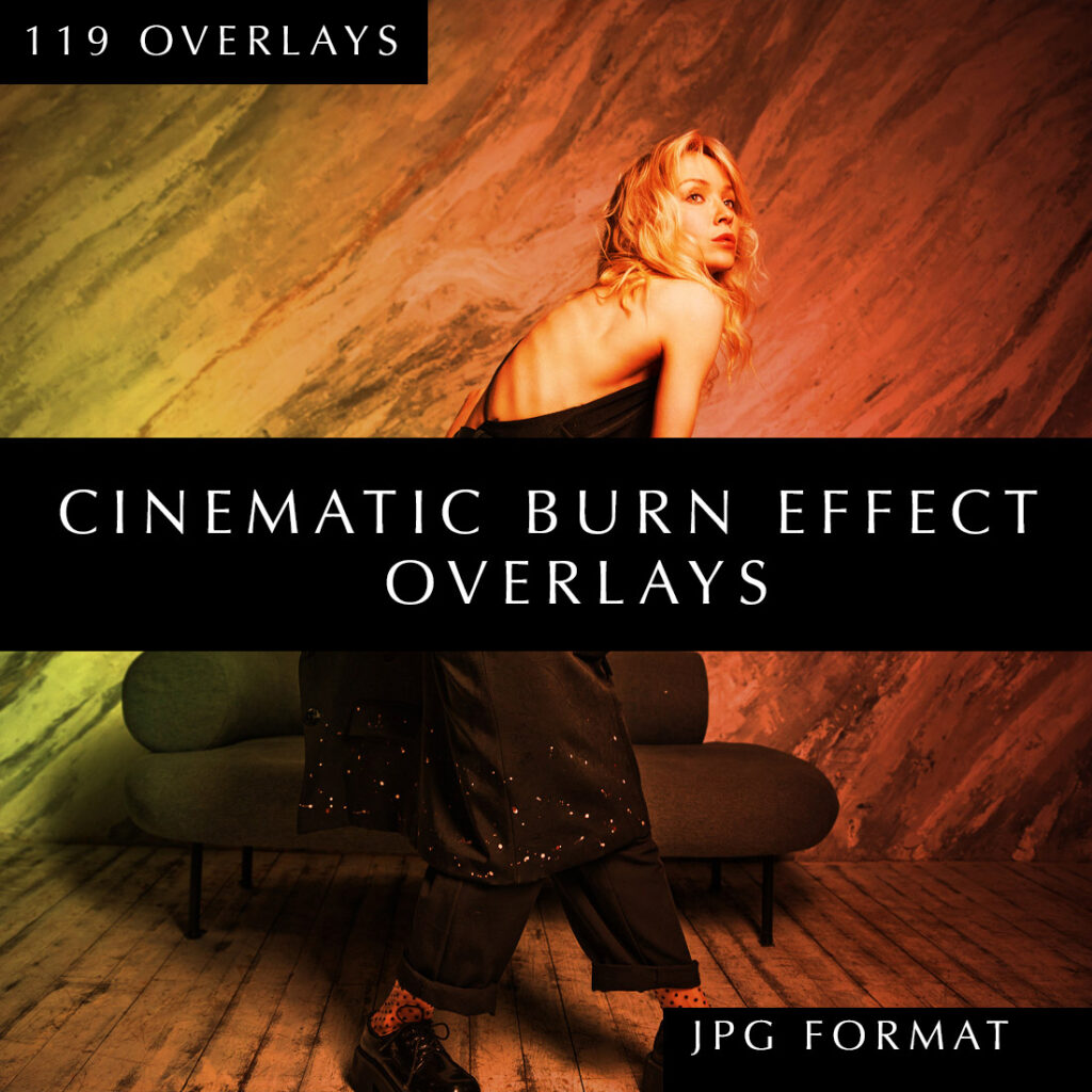 Cinematic Burn Effect Overlays - MasterBundles