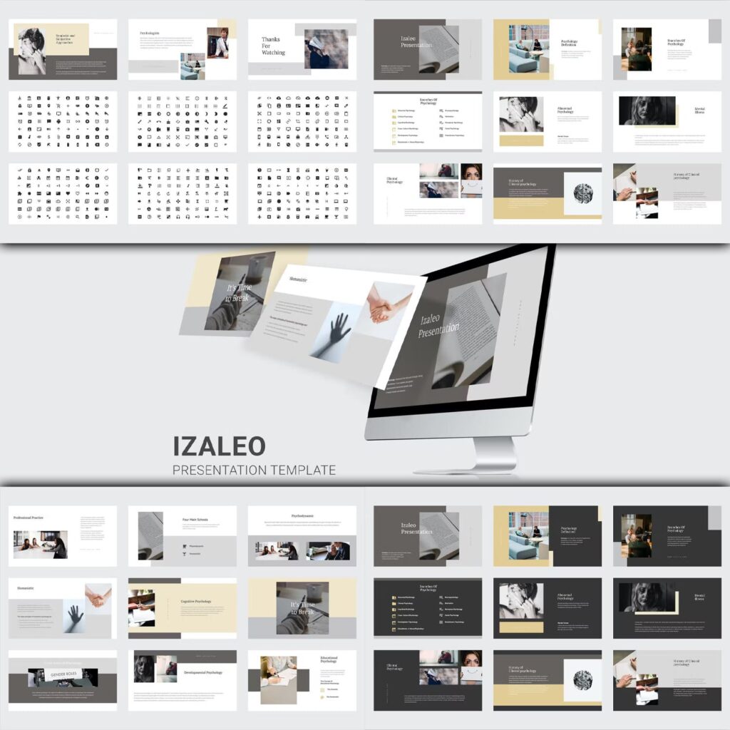 Izaleo - Psychology Powerpoint Template – MasterBundles