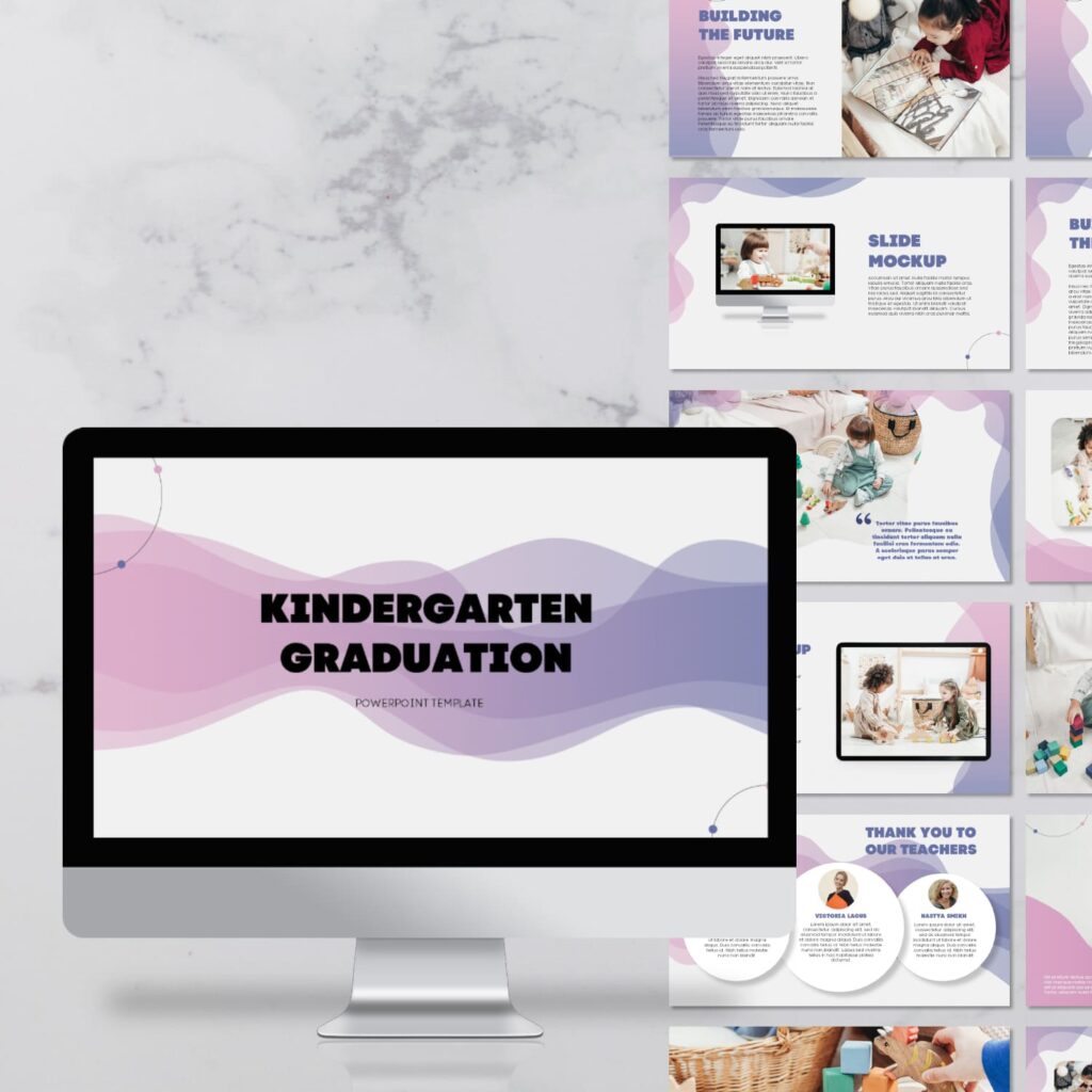 Kindergarten Graduation Powerpoint Template – MasterBundles
