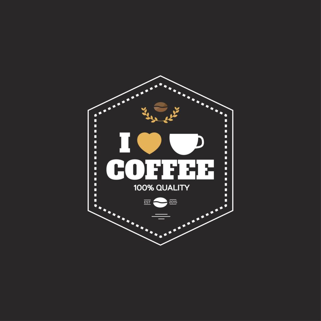 12 coffee badges & lables - MasterBundles