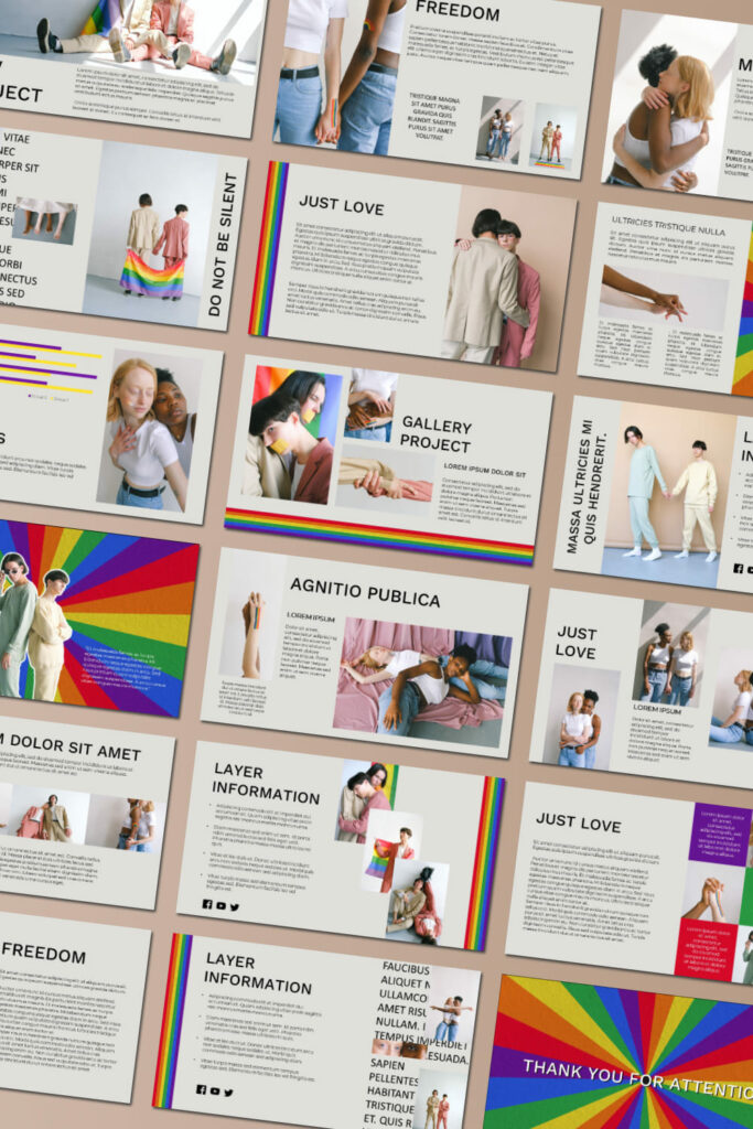 LGBT Powerpoint Theme PPTX – MasterBundles