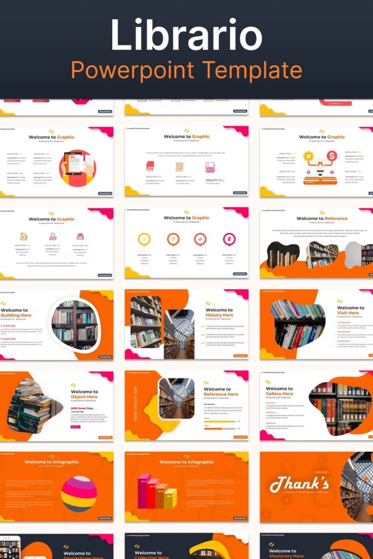 Librario | Powerpoint Template – MasterBundles
