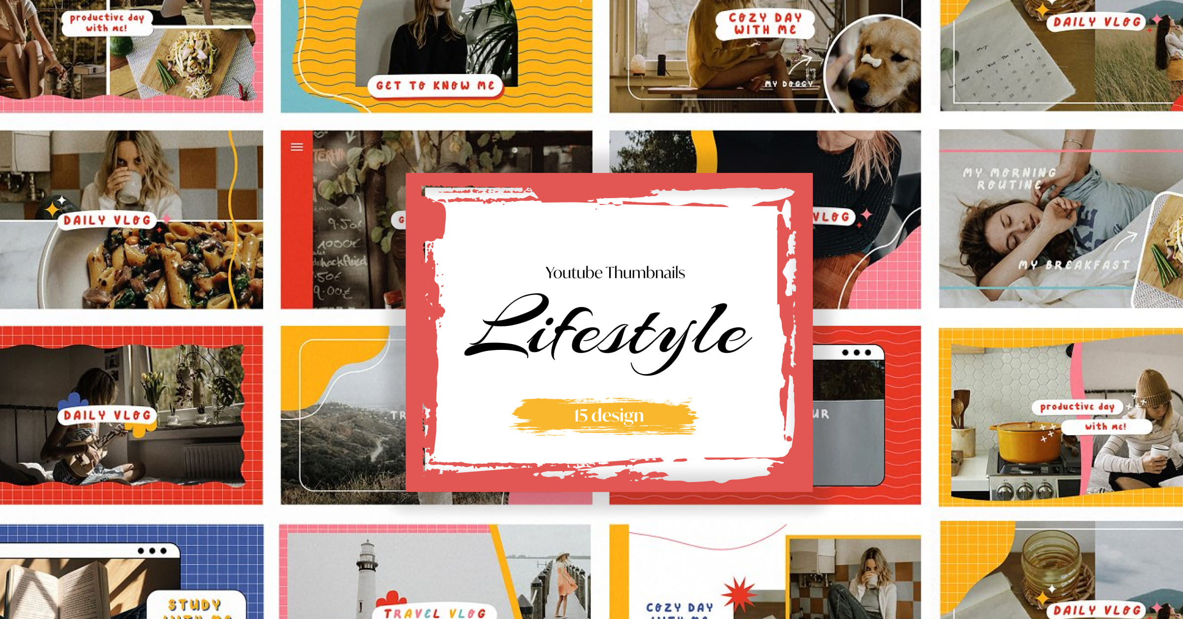 Lifestyle Youtube Thumbnails – MasterBundles