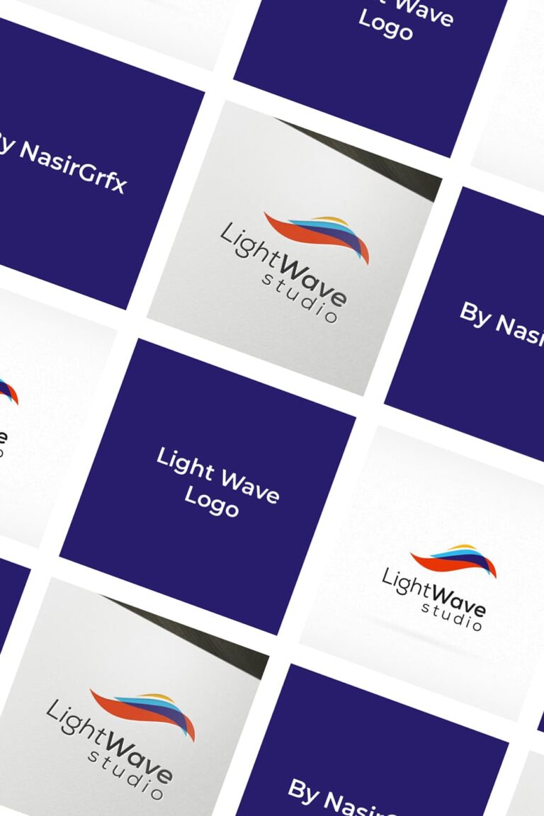 Light Wave Logo | MasterBundles