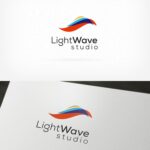 Light Wave Logo | MasterBundles