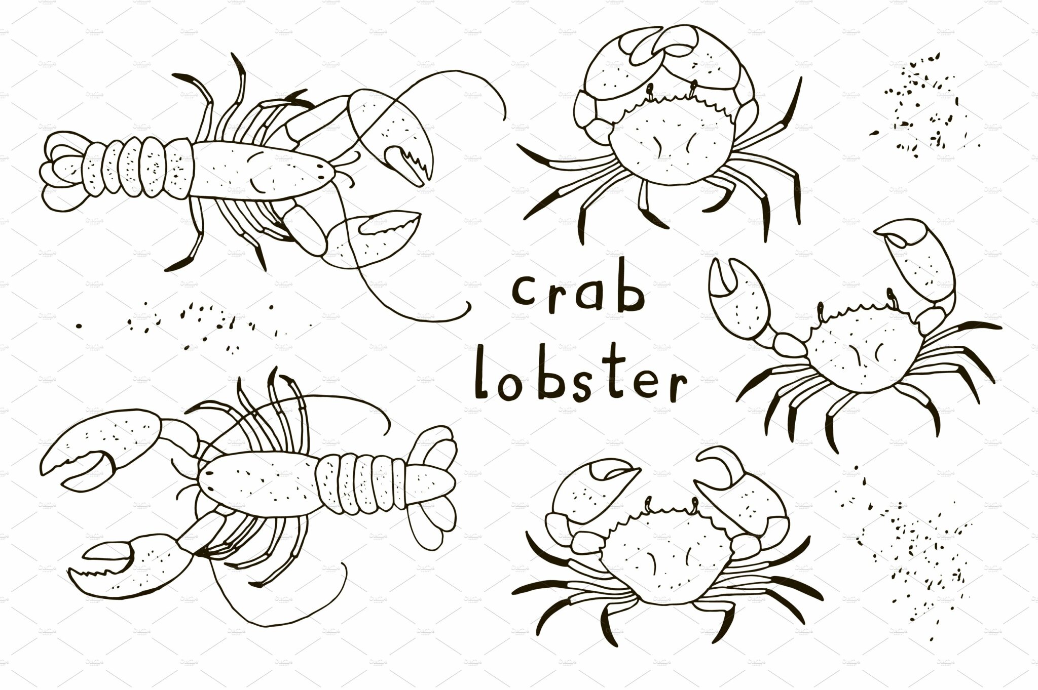 Crab and Lobster – MasterBundles