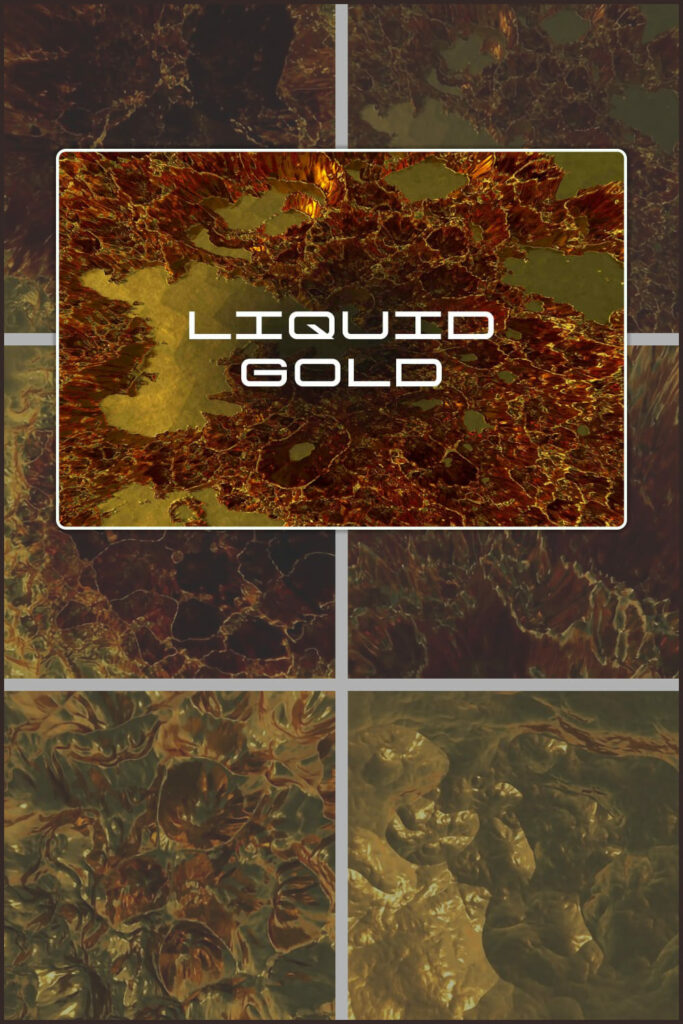 Liquid Gold Textures – MasterBundles