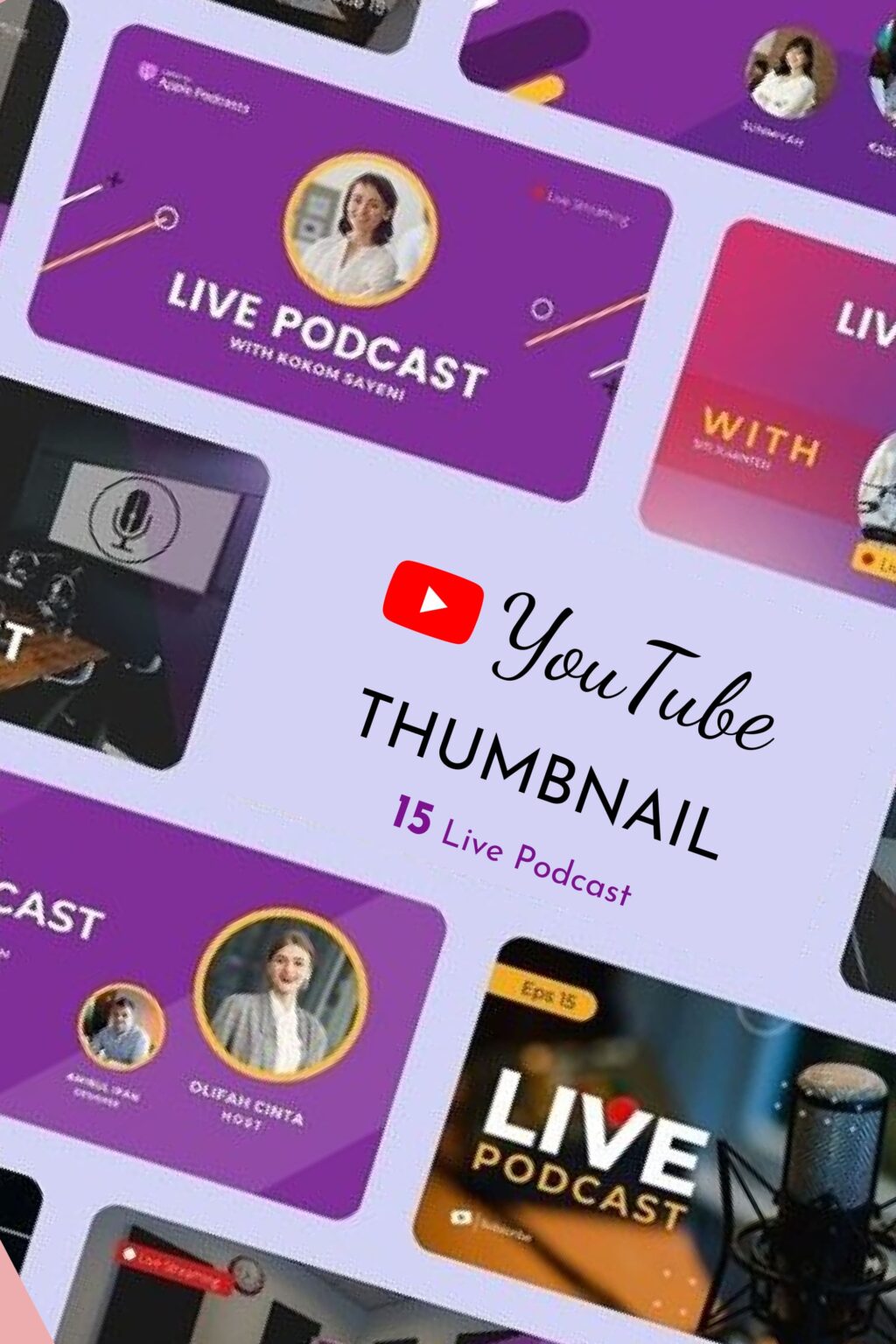 Live Podcast Youtube Thumbnail – MasterBundles