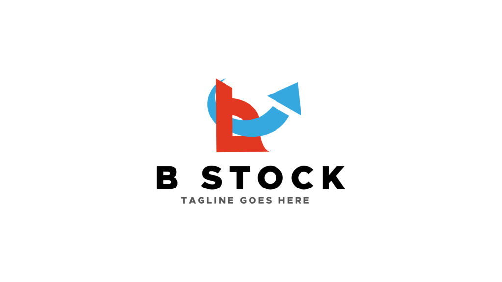 B Letter logo - B Stock is a professional logo design template only in ...